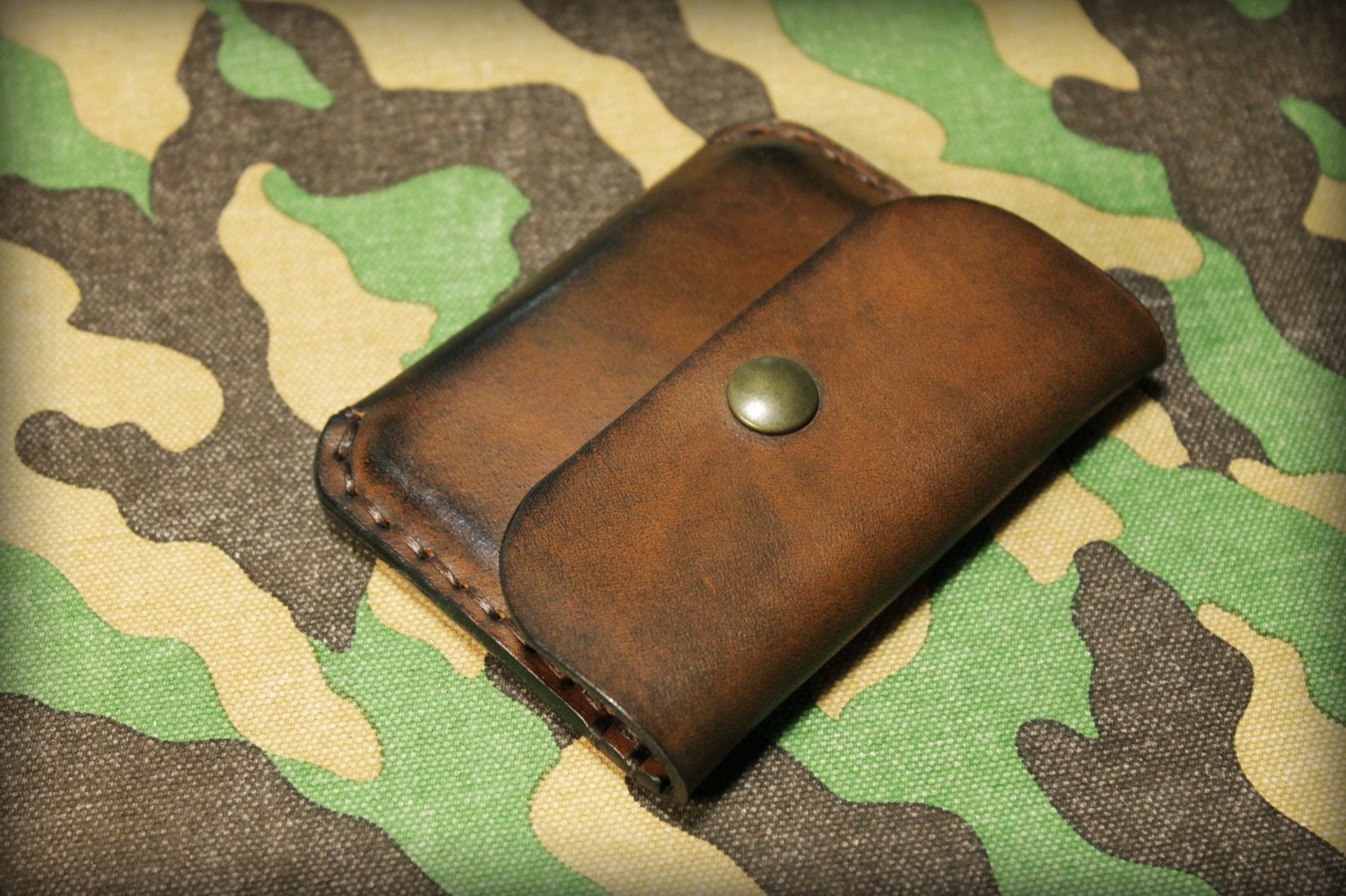 Wallet Coin Pouch Leather Wallet Mini Wallet Card Leather | Etsy