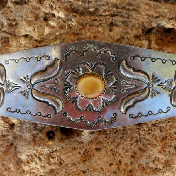 Silver Barrette - Etsy