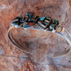 ZUNI RAINBOW MAN Bracelet Signed by the Artist G B Natachu - Etsy