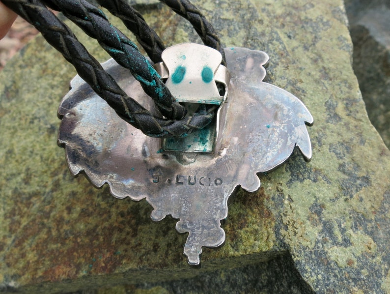 EARLY JOHN LUCIO Bolo Tie, "eagle Dancer", Book Piece, Circa 1950s ...