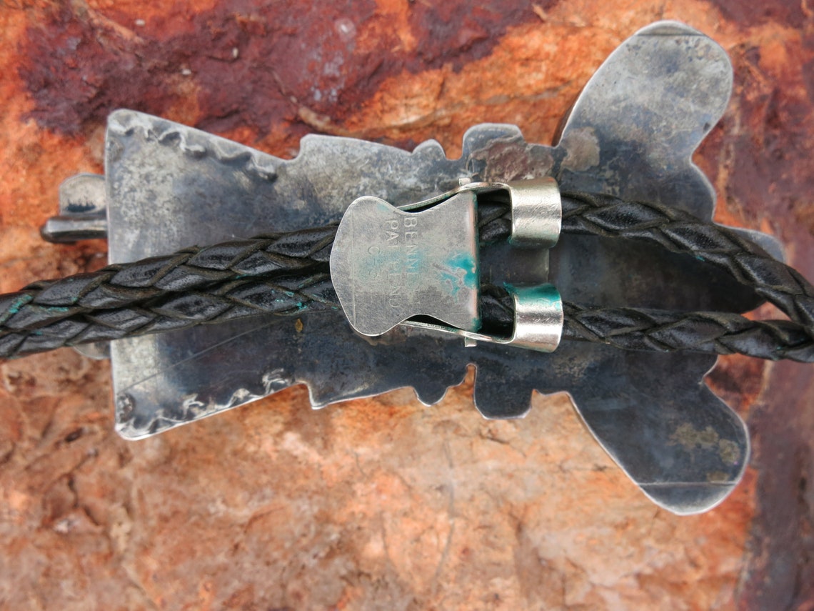 NAVAJO KACHINA BOLO Tie Stamped pat Pend Bennett - Etsy