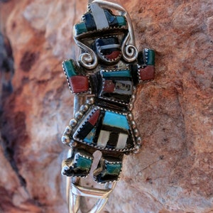ZUNI RAINBOW MAN Bracelet Signed by the Artist G B Natachu - Etsy