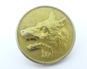 Wolf buttons | Etsy
