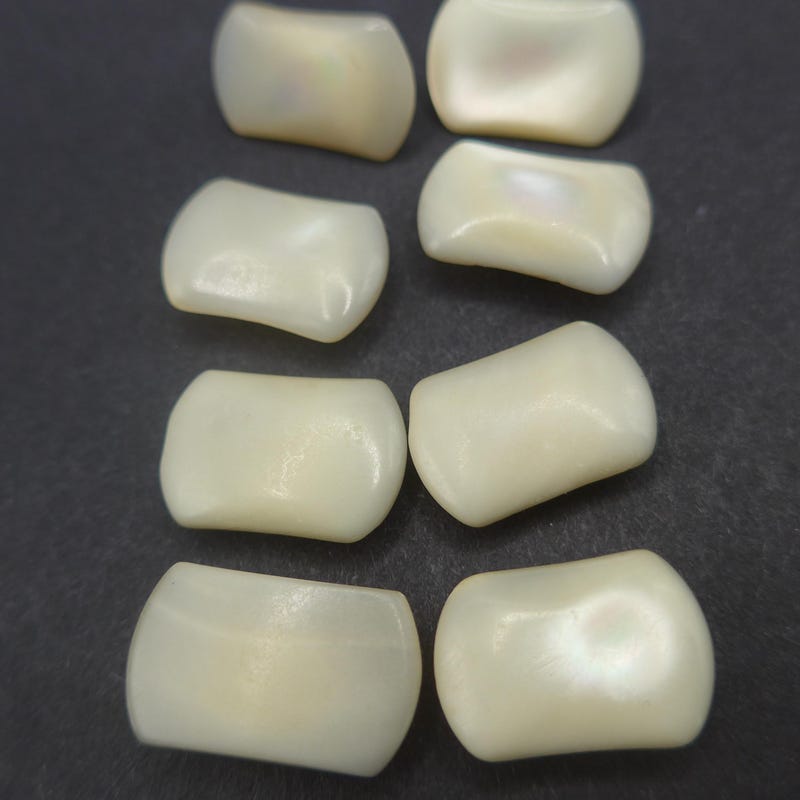 Rectangular Shell Button - Etsy
