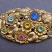 Vintage Neiger Flower Glass Brooch Pin - Etsy