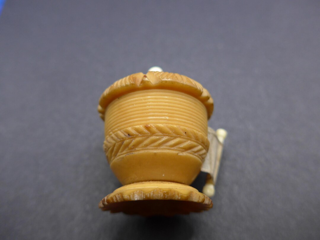 Antique Victorian Carved Vegetable Ivory Tape Measure - Etsy