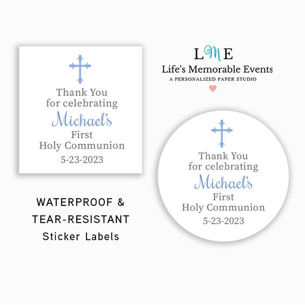 Communion Stickers - Etsy