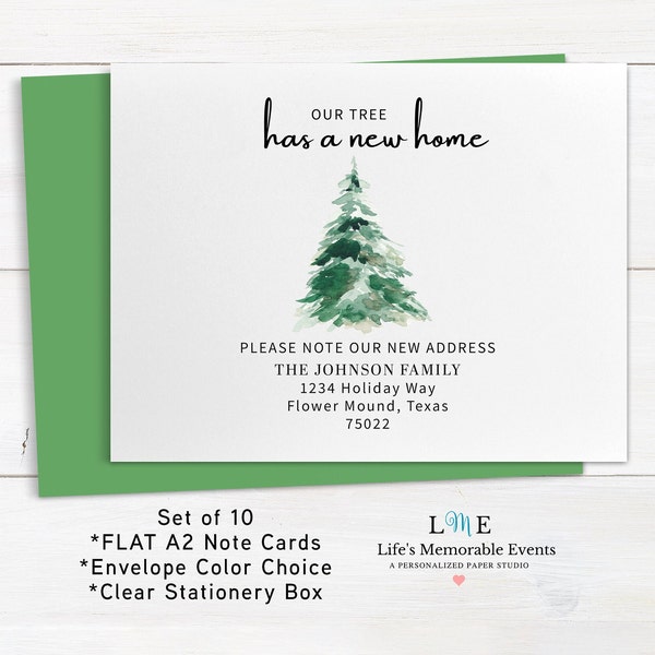 New Address Card - Etsy