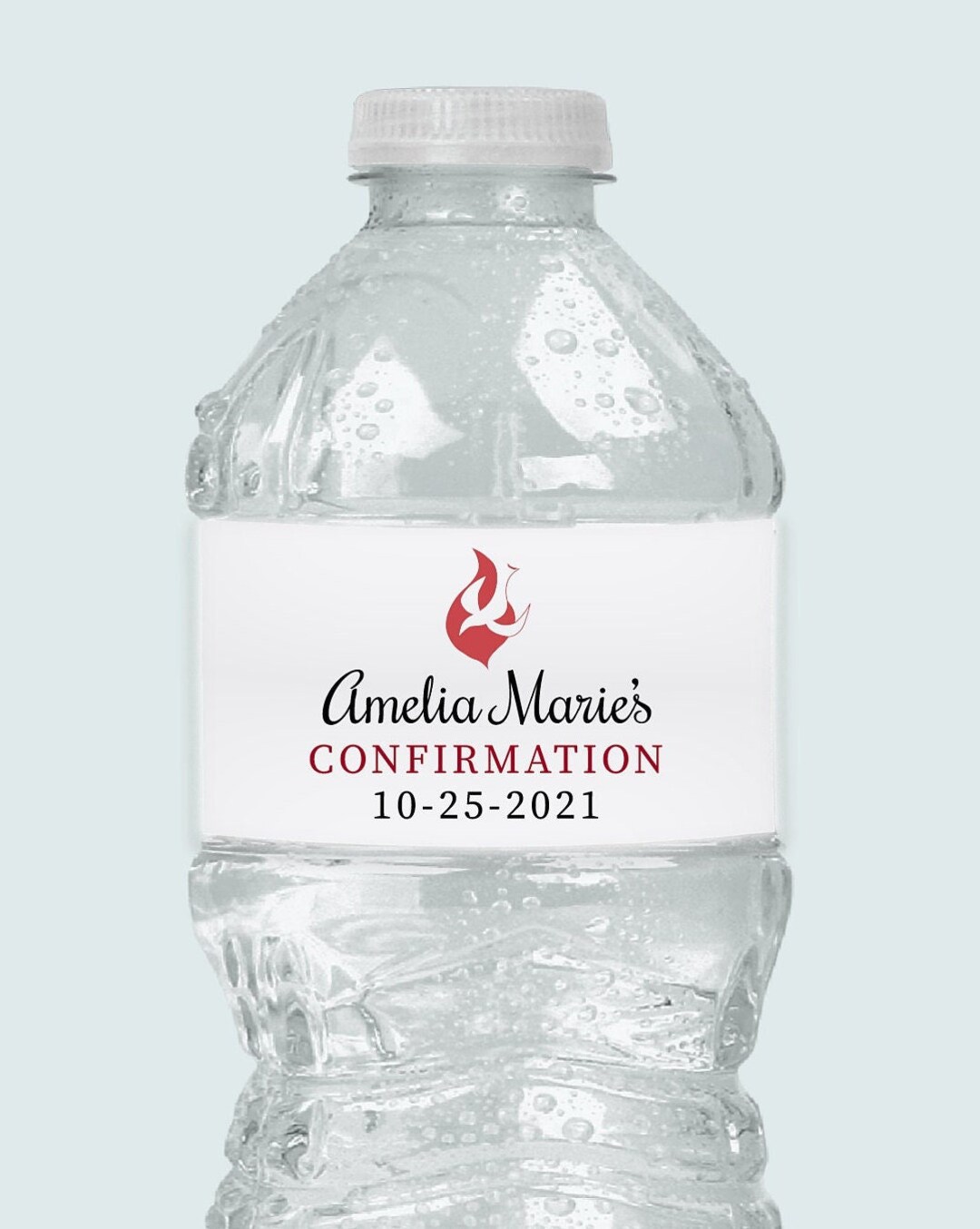 Confirmation Water Bottle Labels, Confirmation Party Table Decor ...