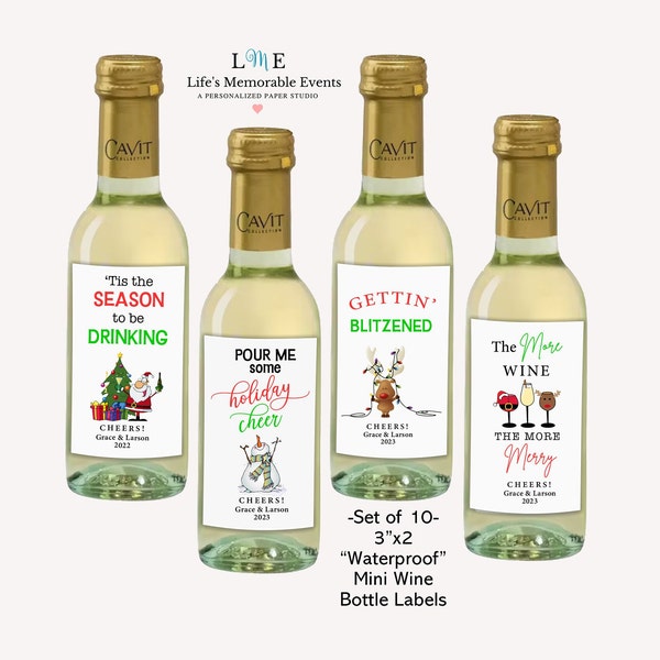 Custom Mini Wine Bottle - Etsy