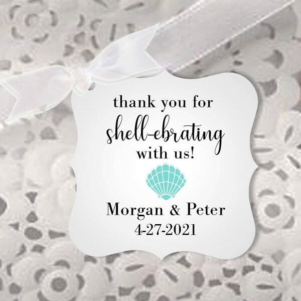 Seashell Tags - Etsy
