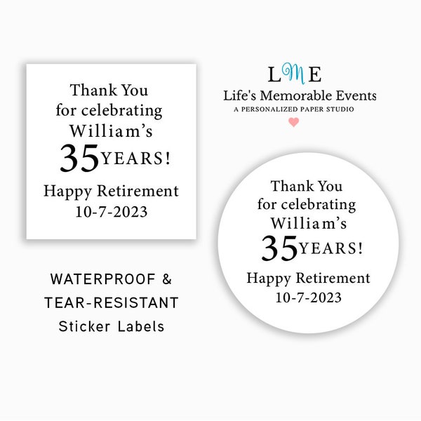 Retirement Sticker - Etsy