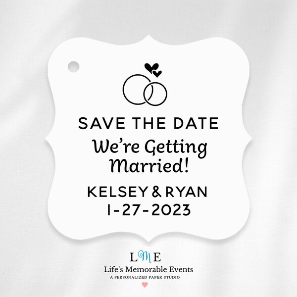 Engagement Party Save The Date Etsy