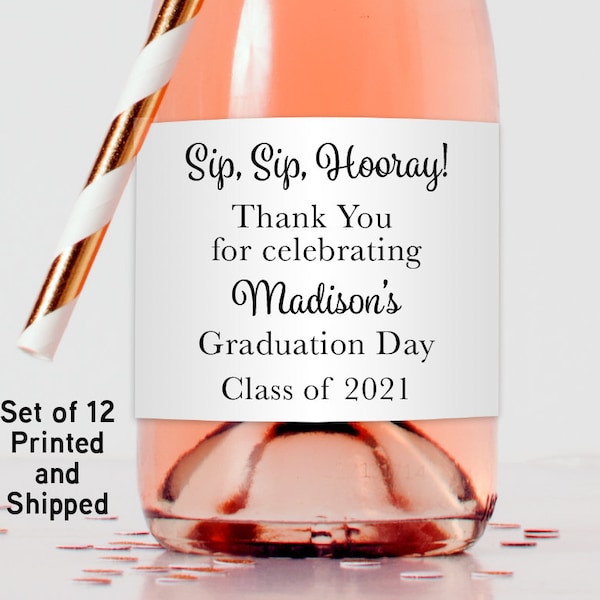 Customized Mini Champagne Bottle - Etsy