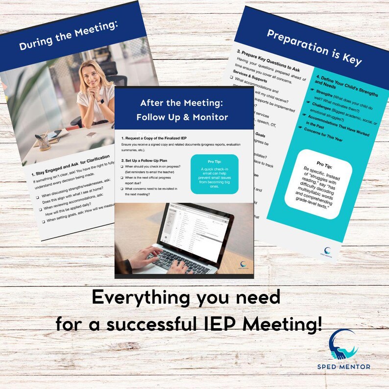 IEP Meeting Checklist Kit | Special Education Advocacy Tools | Parent ...