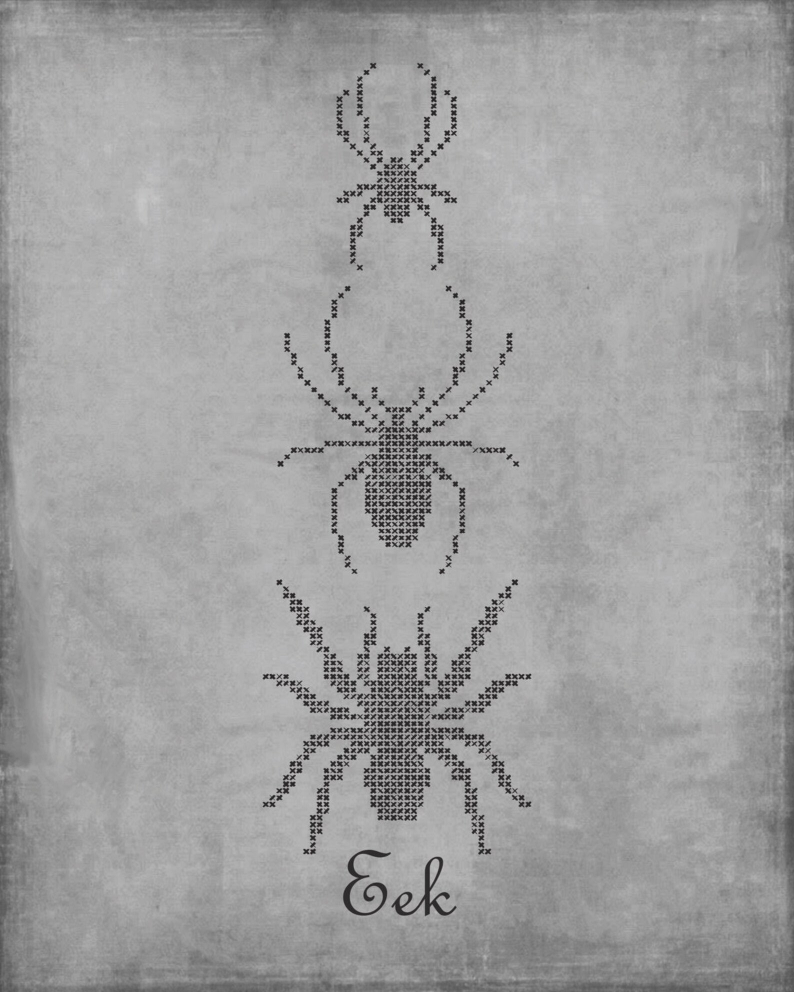 EEK Spider Printable Art, PDF Print, Instant Download, Halloween ...