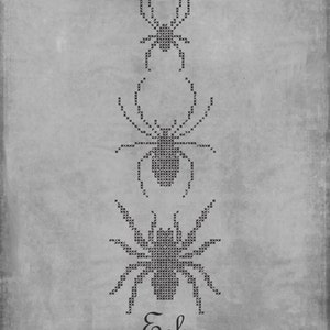 EEK Spider Printable Art, PDF Print, Instant Download, Halloween ...