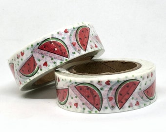 Watermelon Washi Tape / Masking Tape / Planner Sticker Adhesive Tape ...