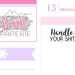 162 | "handle Your Shit" Script Lettering Stickers - Etsy