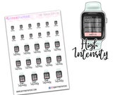 306 High Intensity Icons Fitness Icons Collection | Etsy