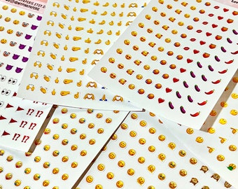 Emoji Reaction Stickers || for Book Annotating, Bullet Journaling and ...