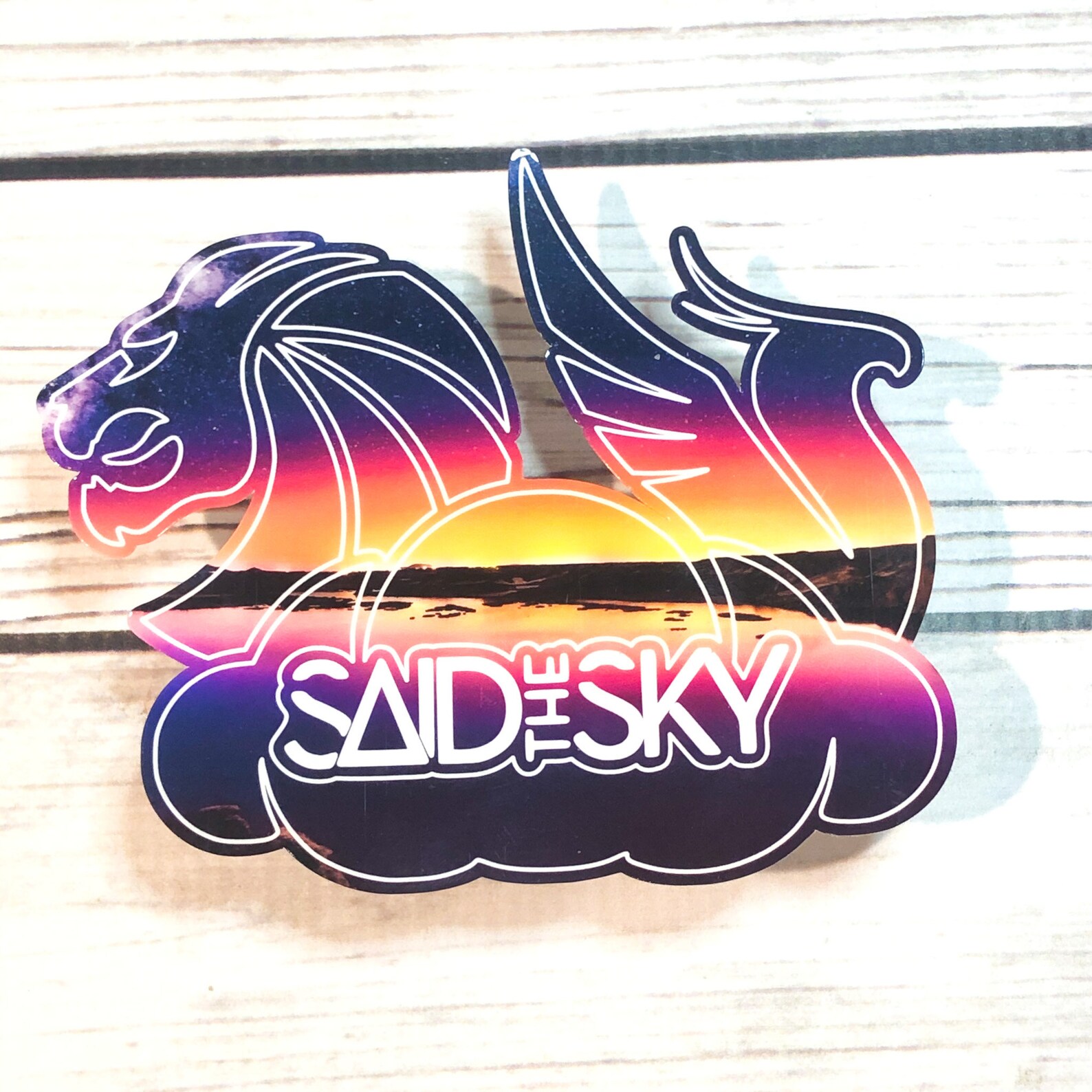Illenium Said the Sky Seven Lions Sunset Sky Decals | Etsy Illenium Said the Sky Seven Lions Sunset Sky Decals | Etsy