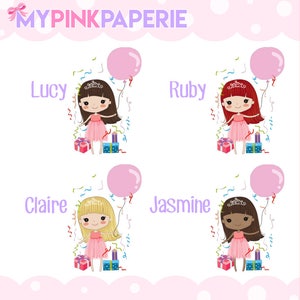 134 Party Girls Cute Girl Stickers - Etsy