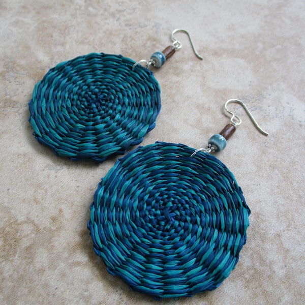 Woven Earrings - Etsy