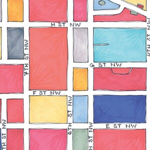 Chinatown Neighborhood Map Art Print - Etsy