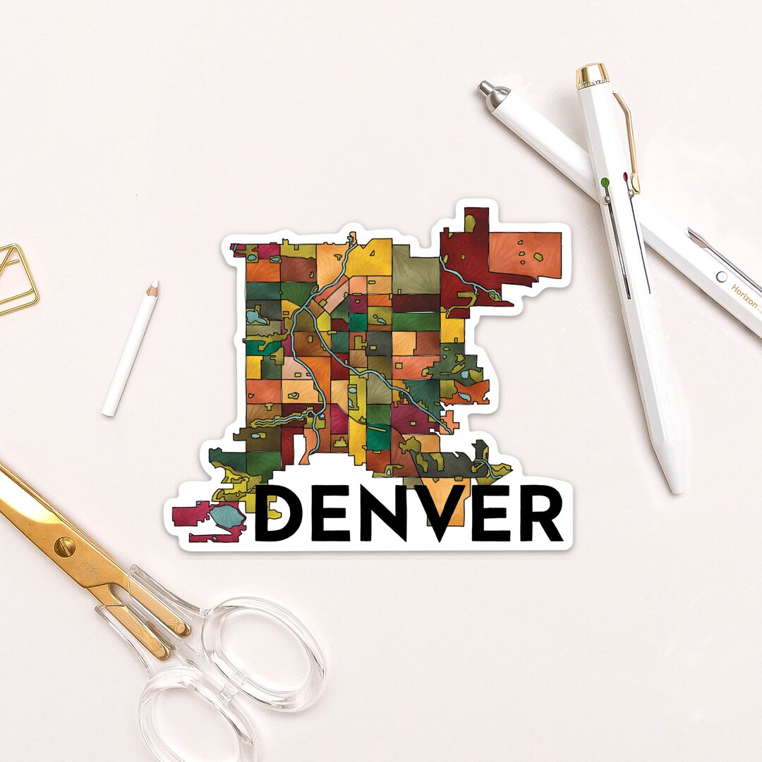 Denver Neighborhoods Sticker - Etsy