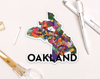 OAK Oakland Boarding Pass Glossy Sticker - California Airport Travel ...