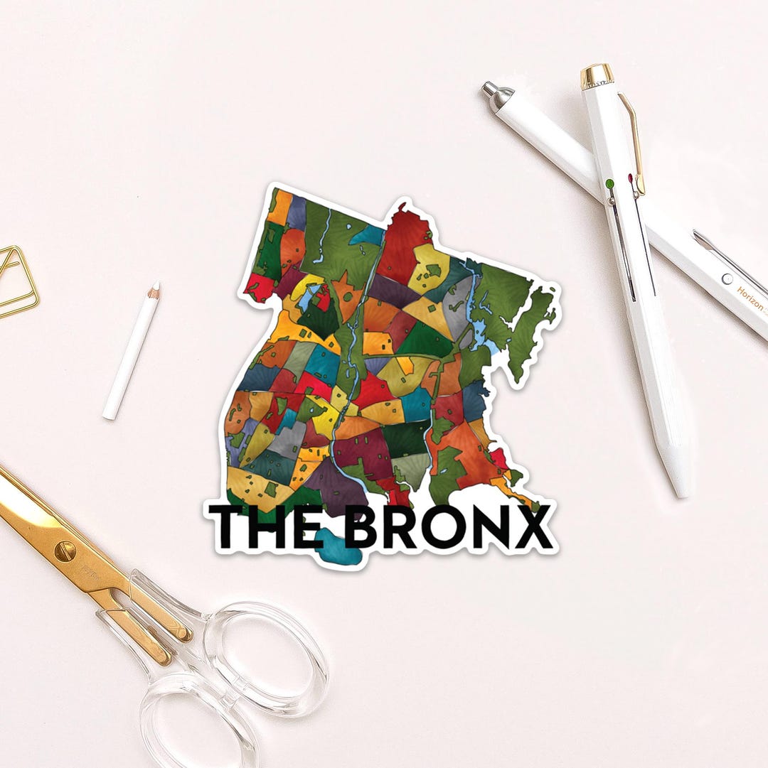 The Bronx Neighborhoods Sticker - Etsy