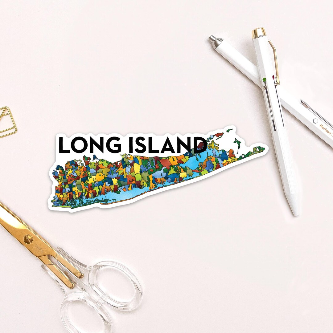 Long Island Neighborhoods Sticker - Etsy