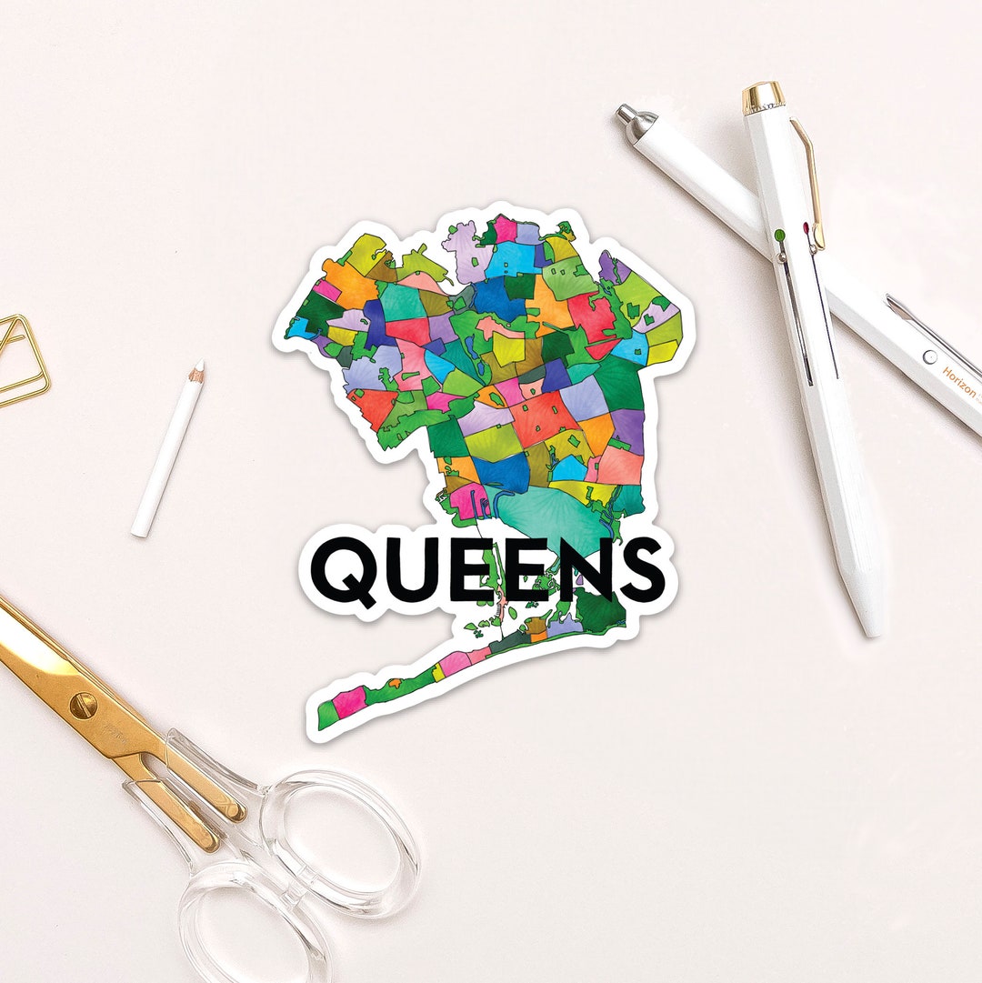 Queens Neighborhoods Sticker - Etsy
