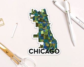 Vintage 1950's Style Chinatown Chicago IL Illinois Retro Travel Decal ...