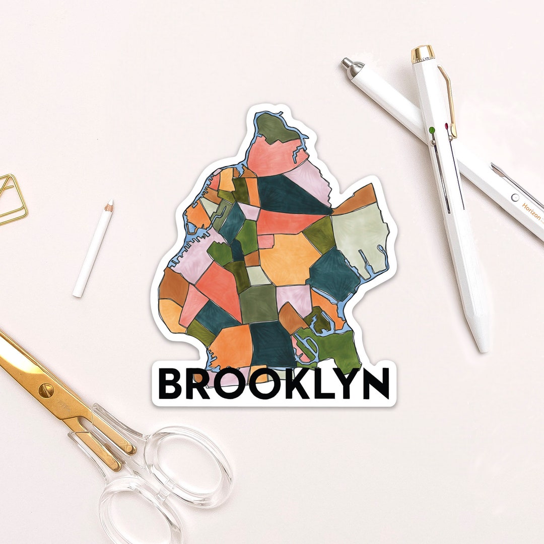 Brooklyn Neighborhoods Sticker - Etsy