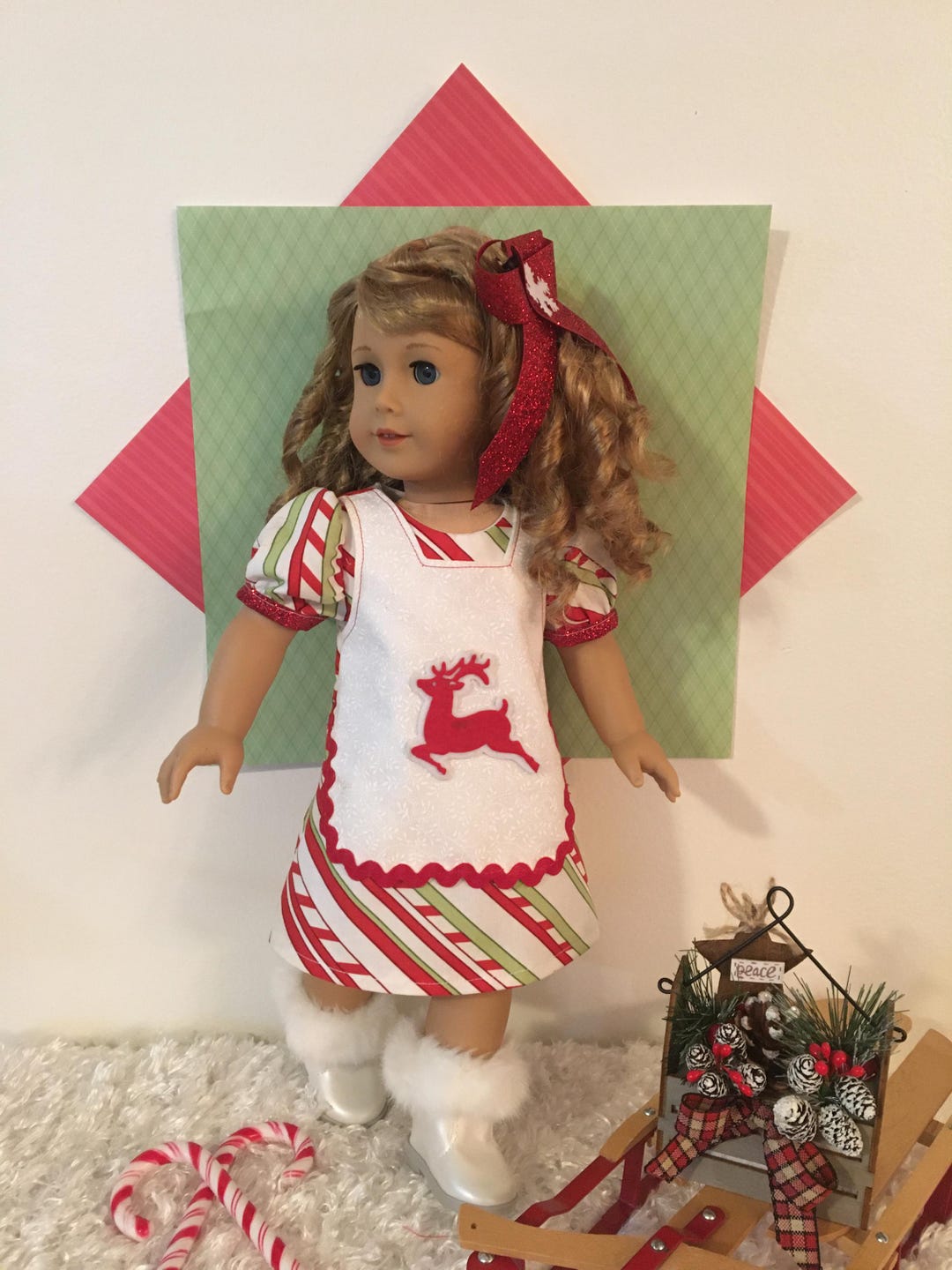 A prancer Reindeer for Your 18 Doll Like Americangirlreindeer,prancer ...