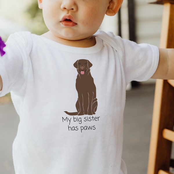Chocolate Lab Baby Clothes - Etsy