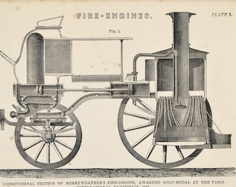 Fire Steam Engine - Etsy