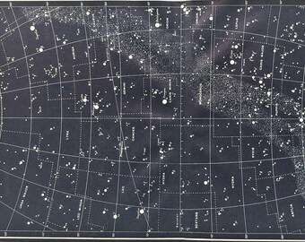 Vintage Star Chart - Etsy