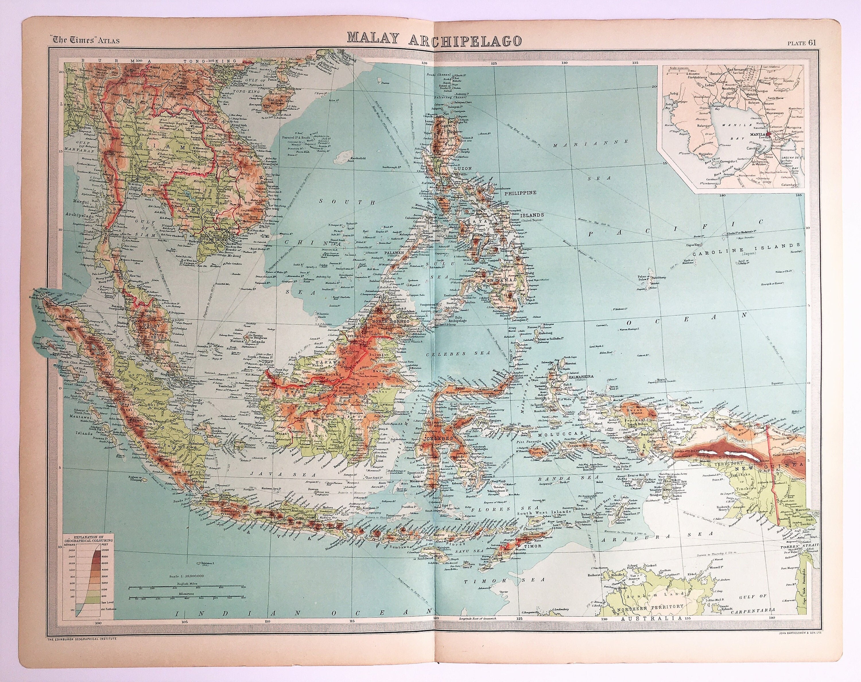 Malay Archipelago Map