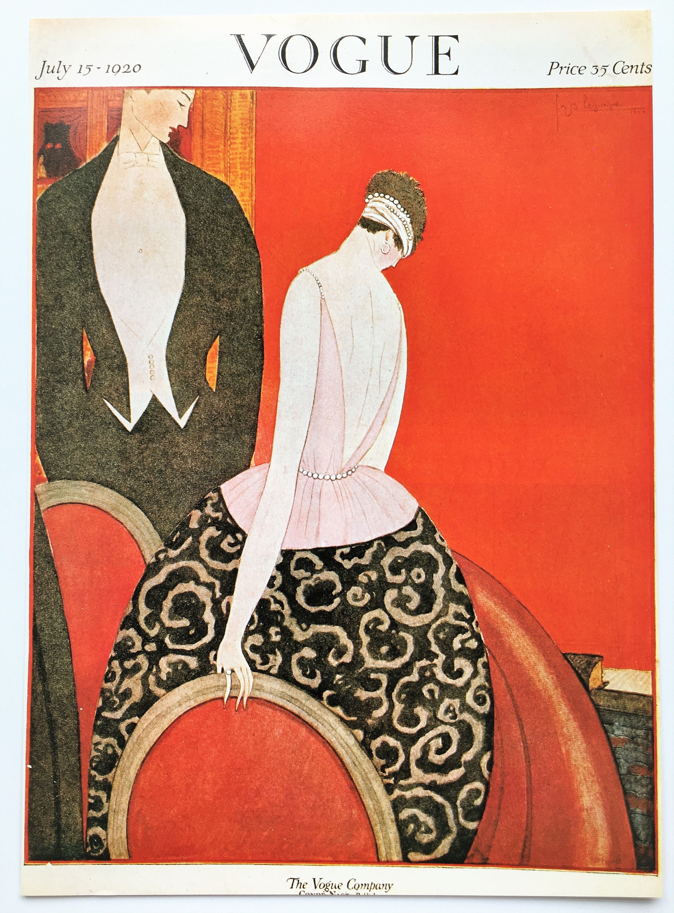 Vintage Vogue Magazine Covers 1920s