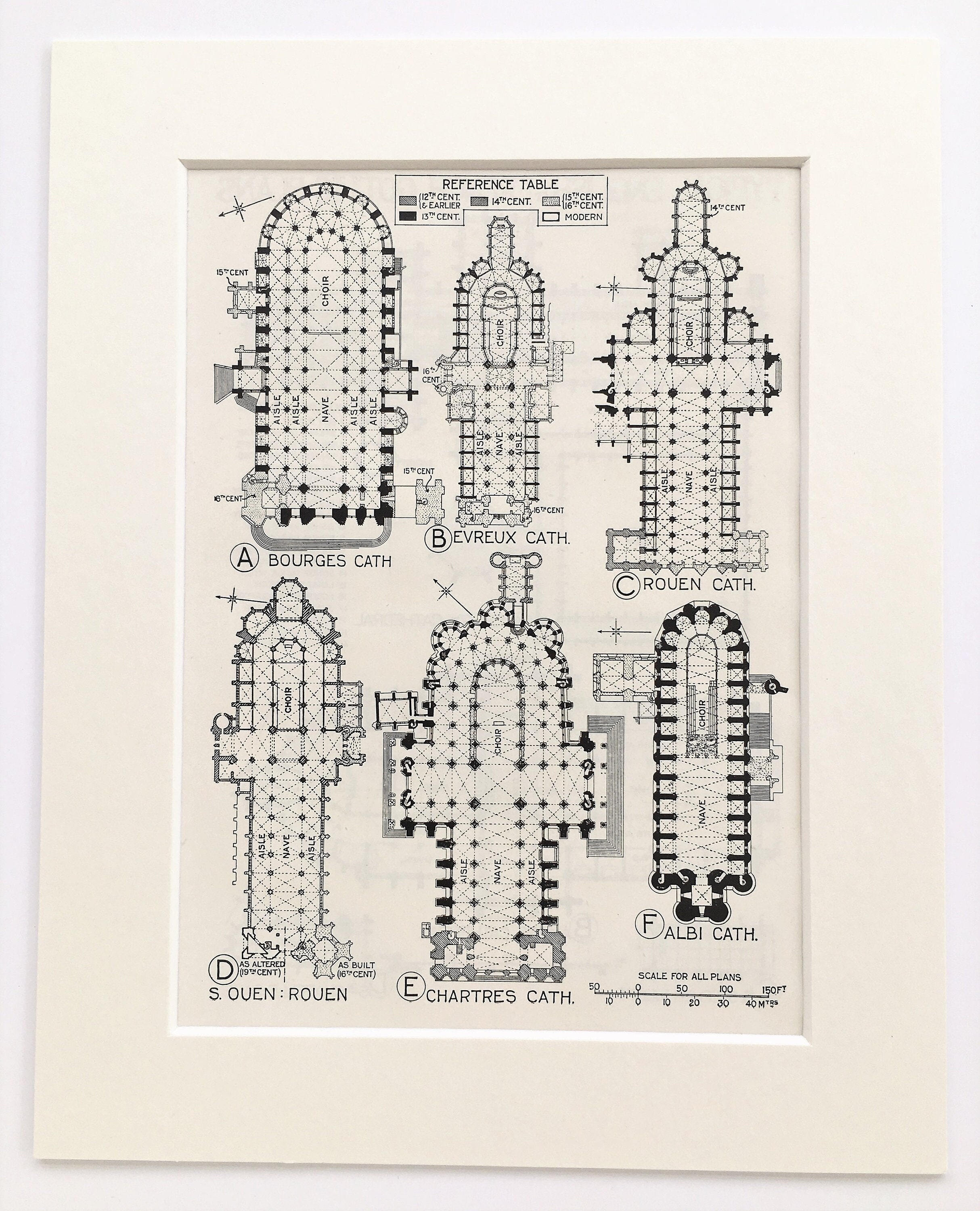 Gothic Cathedral Floor Plan