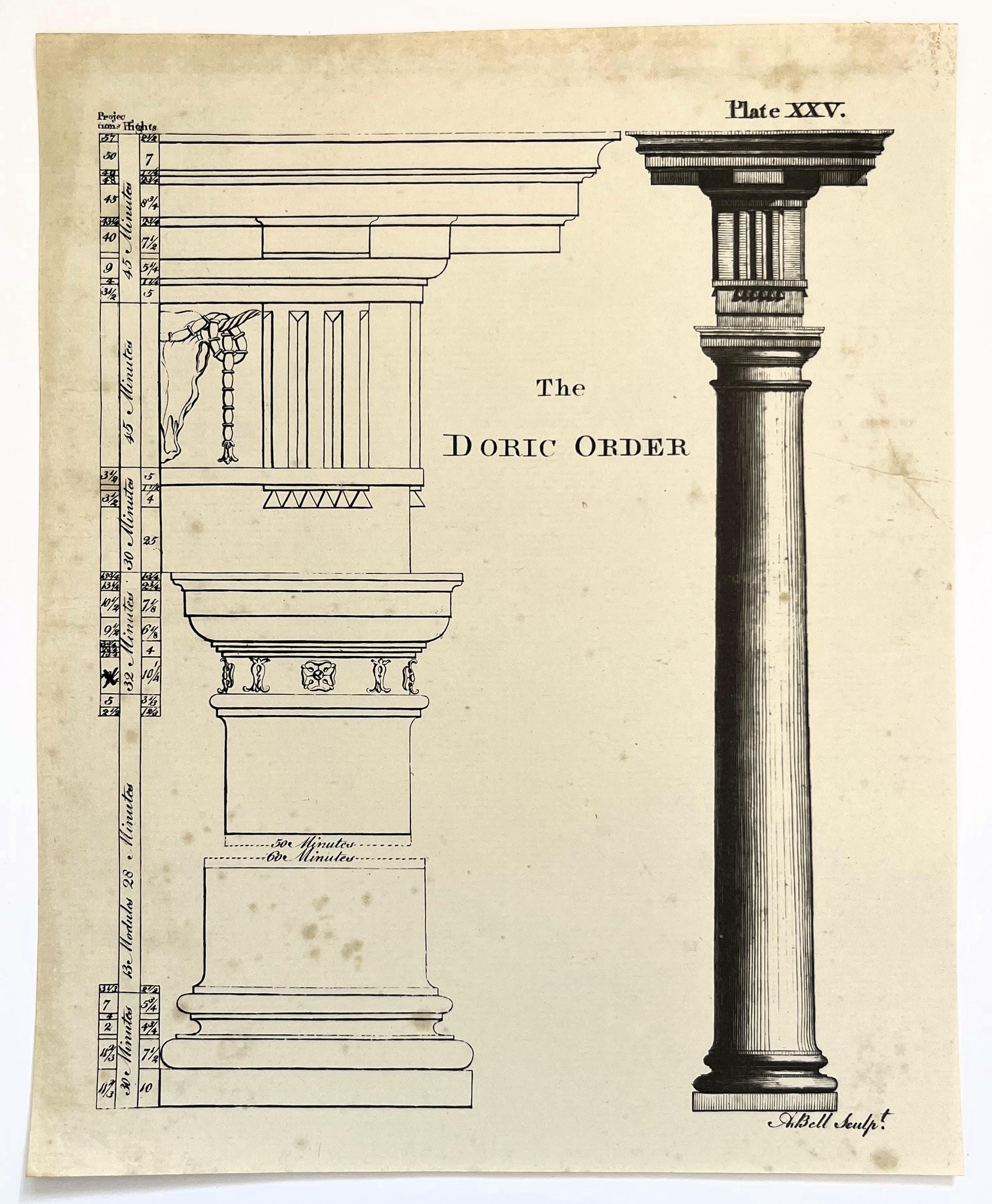 Doric Order Drawing Roman Doric Order 6 Installation By Milyan
