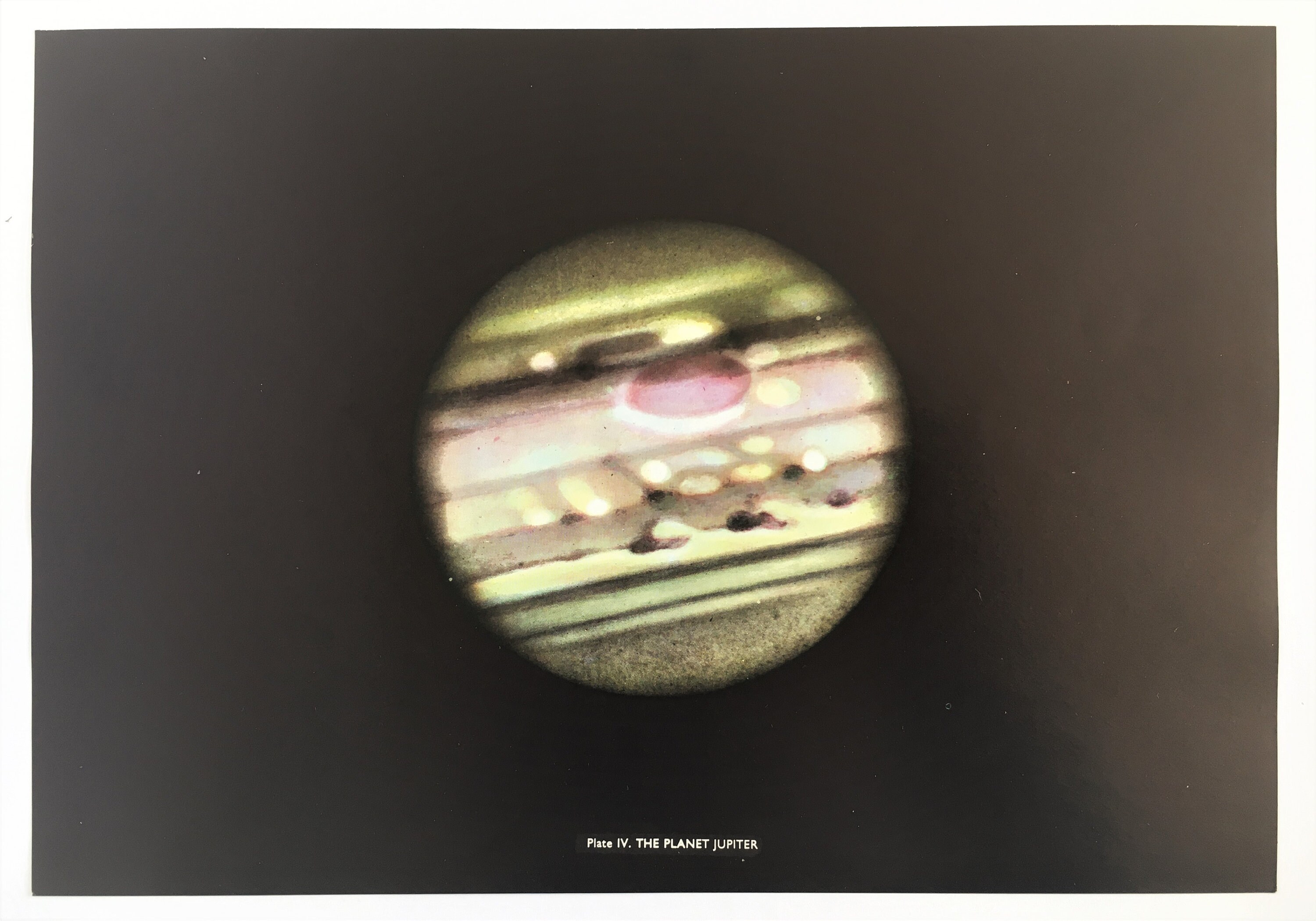 1950 Vintage Astronomy Print Planet Jupiter Solar System | Etsy