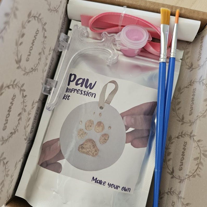 Make Your Own Paw Print Kit | Super Lightweight | D.I.Y Personalised ...