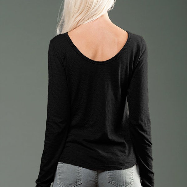 Open Back Shirt - Etsy
