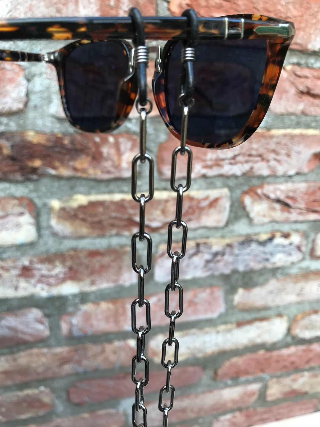 Strong Eyeglass Chain ∫ Simple Eyeglass Lanyard 26-34"∫ Mens Black ...