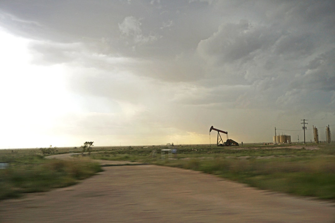 WEST TEXAS OIL Field ~ Handmade 5x7 Photo Greeting Card - Card Stock ...