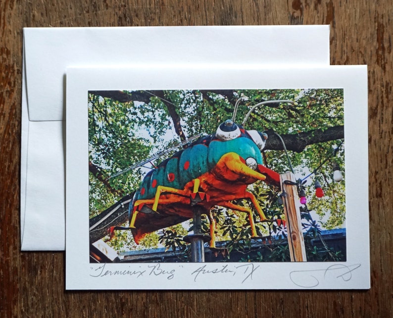 TERMINIX BUG Handmade 5x7 Photo Greeting Card Card Stock - Etsy